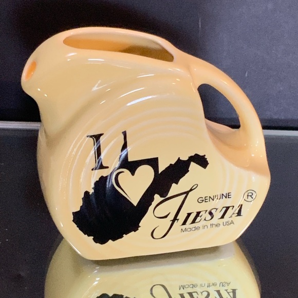 Fiesta | Accents | Vintage Fiesta Mini Disk Pitcher I Love Fiesta 3 4 ...